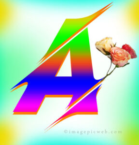 A Alphabet Letter 3D images A Name DP for Whatsapp Instagram HD Pic