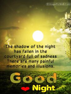 Good Night pic 4k download Hd Image Dp 3D Wallpaper – Image Pic Web